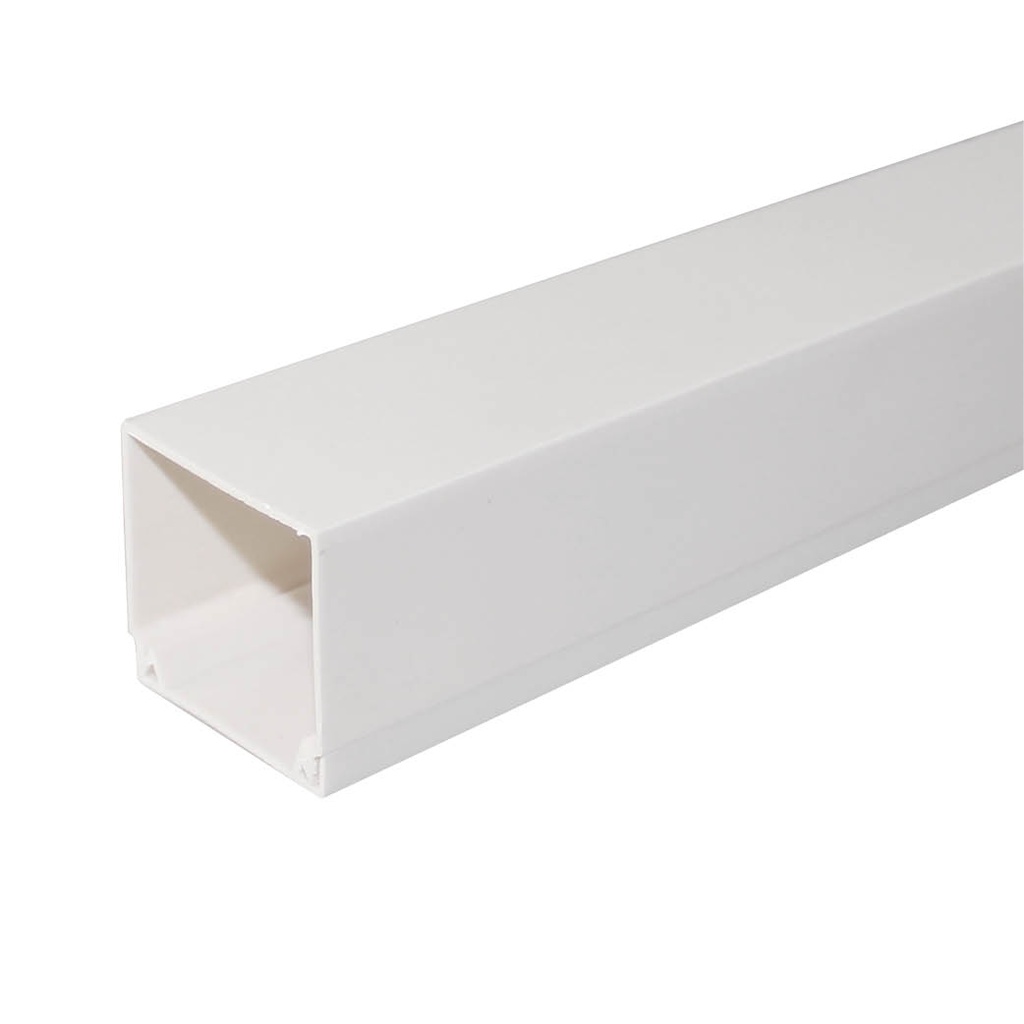 Screw-mounted PVC electrical trunking 2M 100x60mm | Garsaco