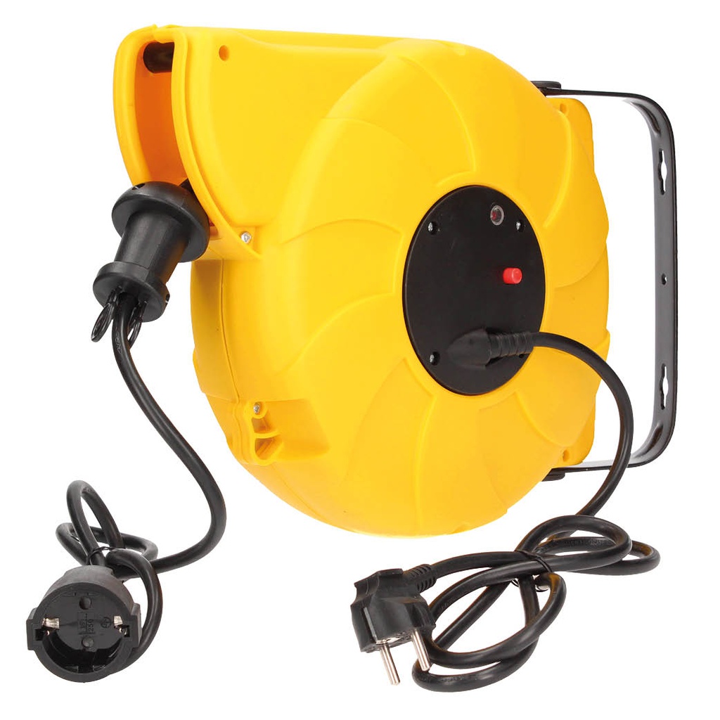 Enrollacables alargador auto enrollable (3x1.5mm) 11M | Garsaco