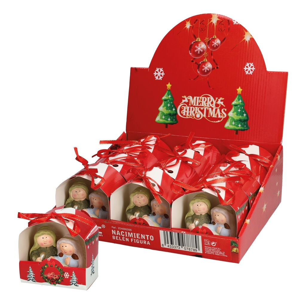 Figura nacimiento belén - 12u caja exp | Garsaco