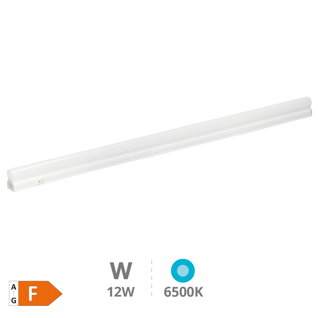 T5 Indoor LED Batten 12W 875mm 6500K - Libertina | Garsaco