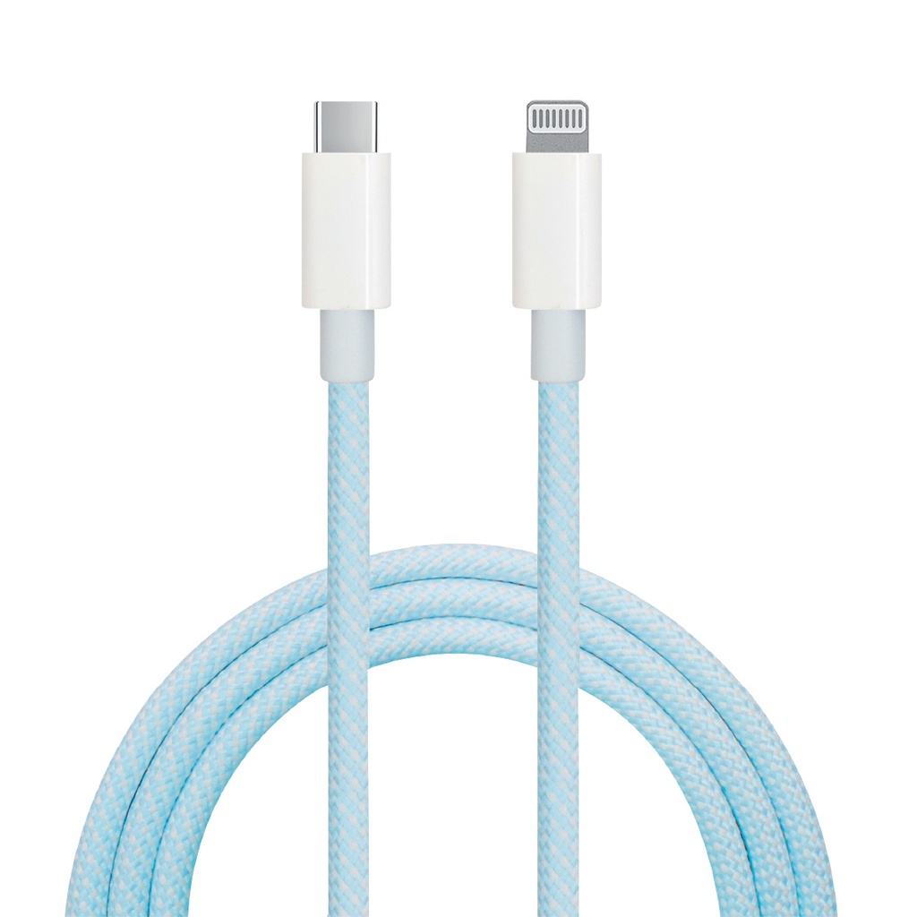 USB C to Lightning connector braided nylon 1,5M | Garsaco